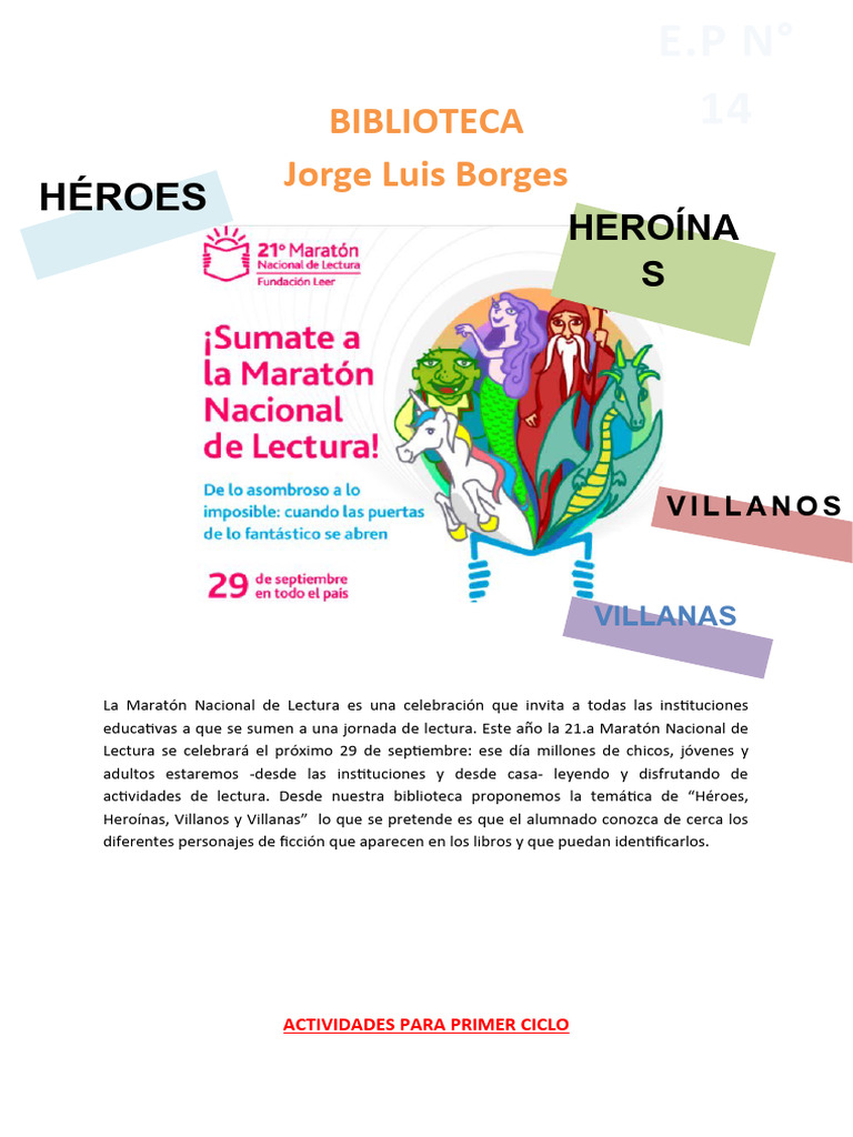 Maratón de Lectura 2023 EP 14 | PDF