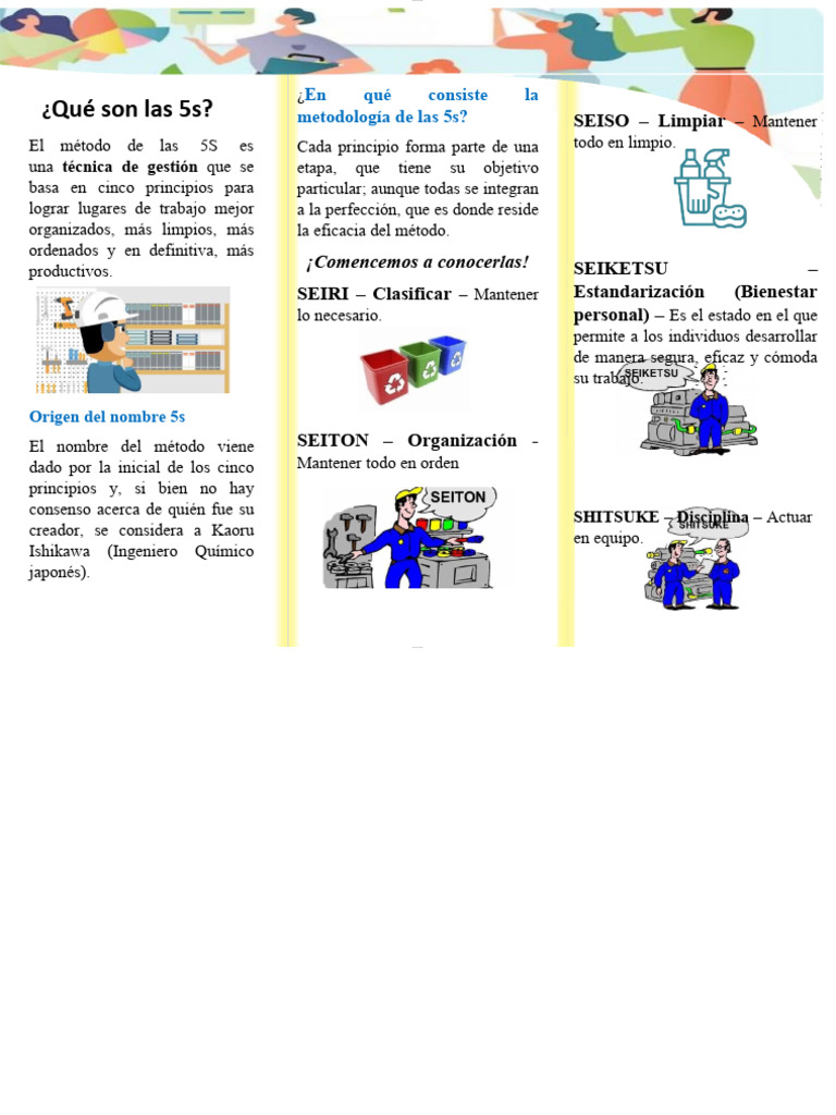 Triptico 5s Pdf