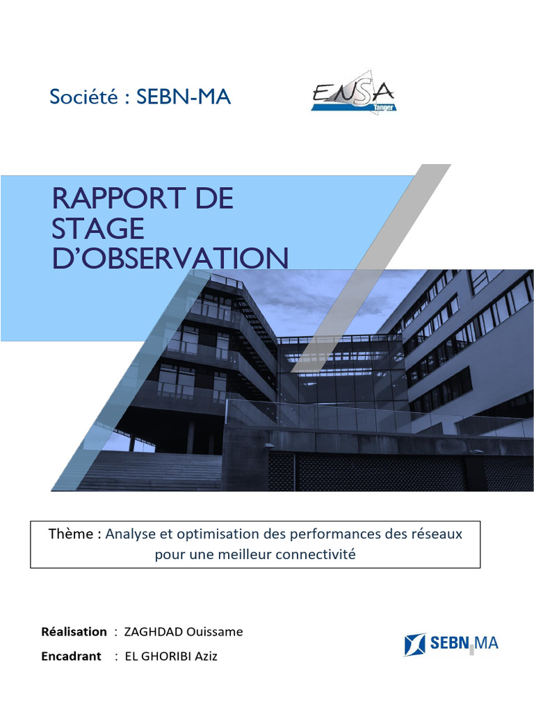 Rapport de Stage | PDF