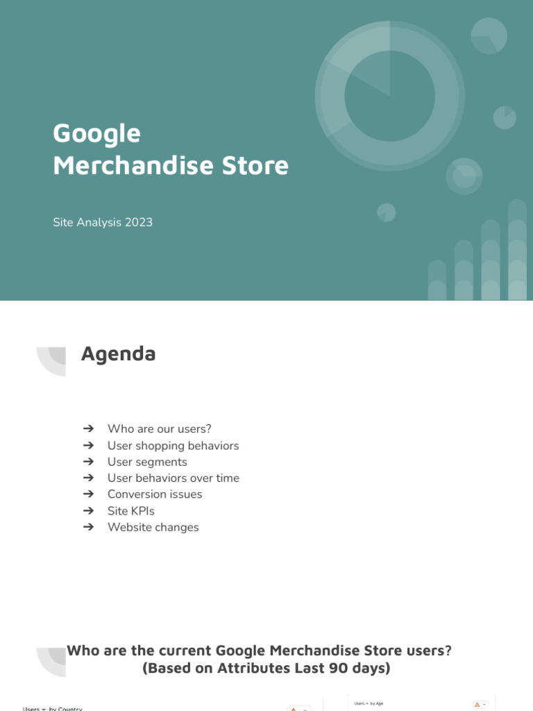 Google Merchandise Store Analysis | PDF | Computers