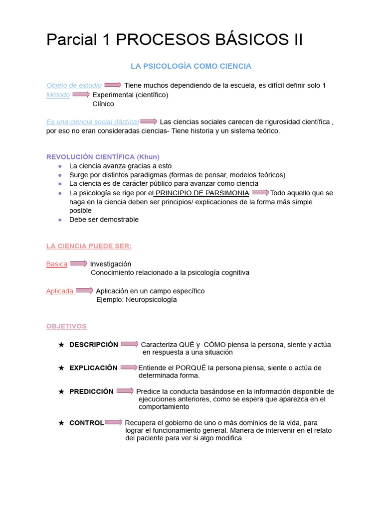 Parcial 1 PROCESOS BÁSICOS II | PDF