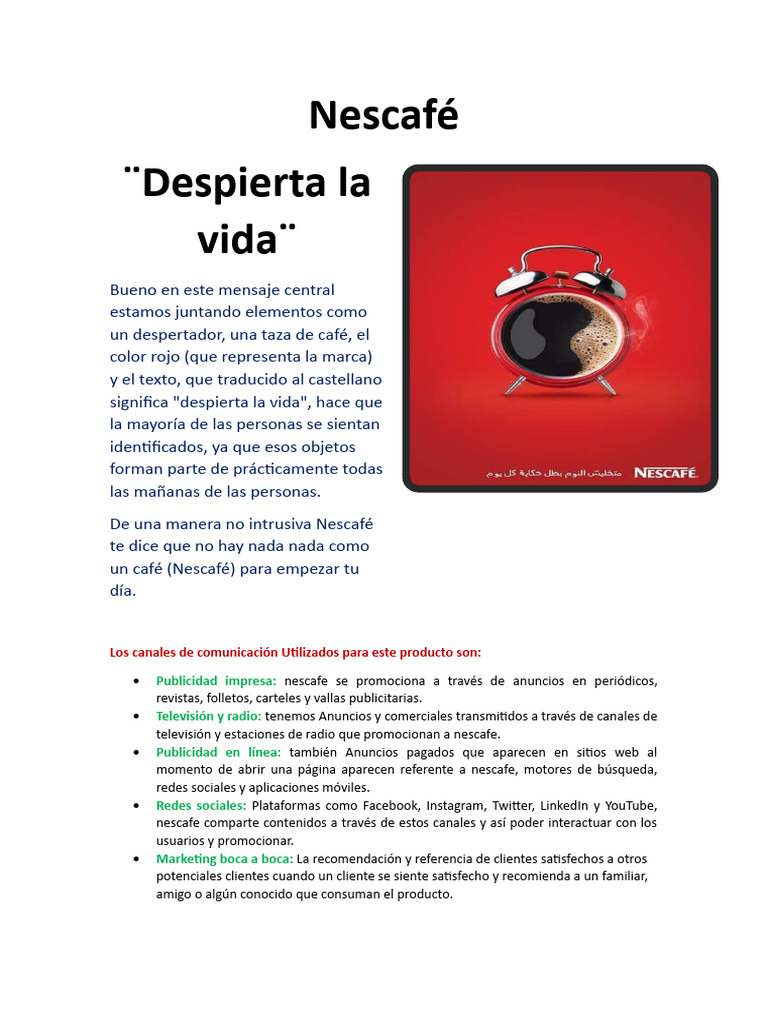 Nescafé | PDF