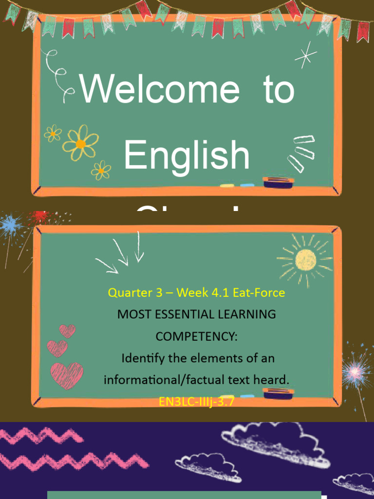 English 3 Quarter 3 Week 4.1 | PDF