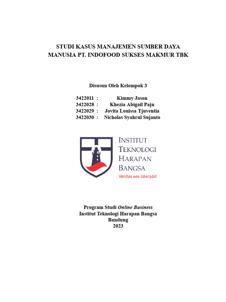 Makalah Studi Kasus PT. Indofood Sukses Makmur TBK | PDF