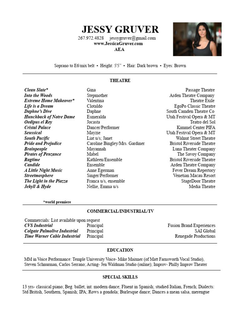 Jessy Gruver Resume 3 | PDF