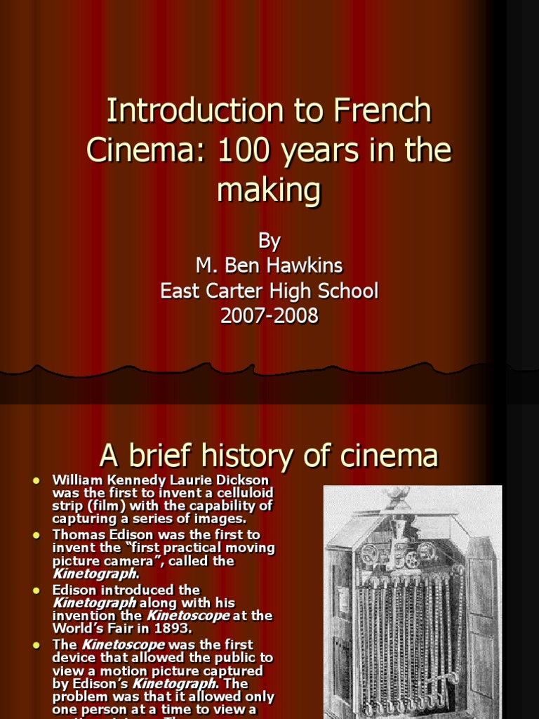 Introduction To French Cinema | PDF | Cinema Of France | Cinema