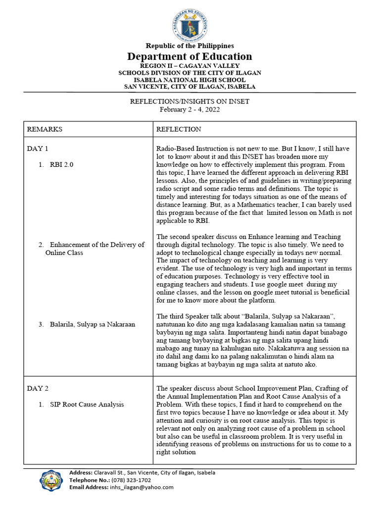 Reflection - Inset | PDF