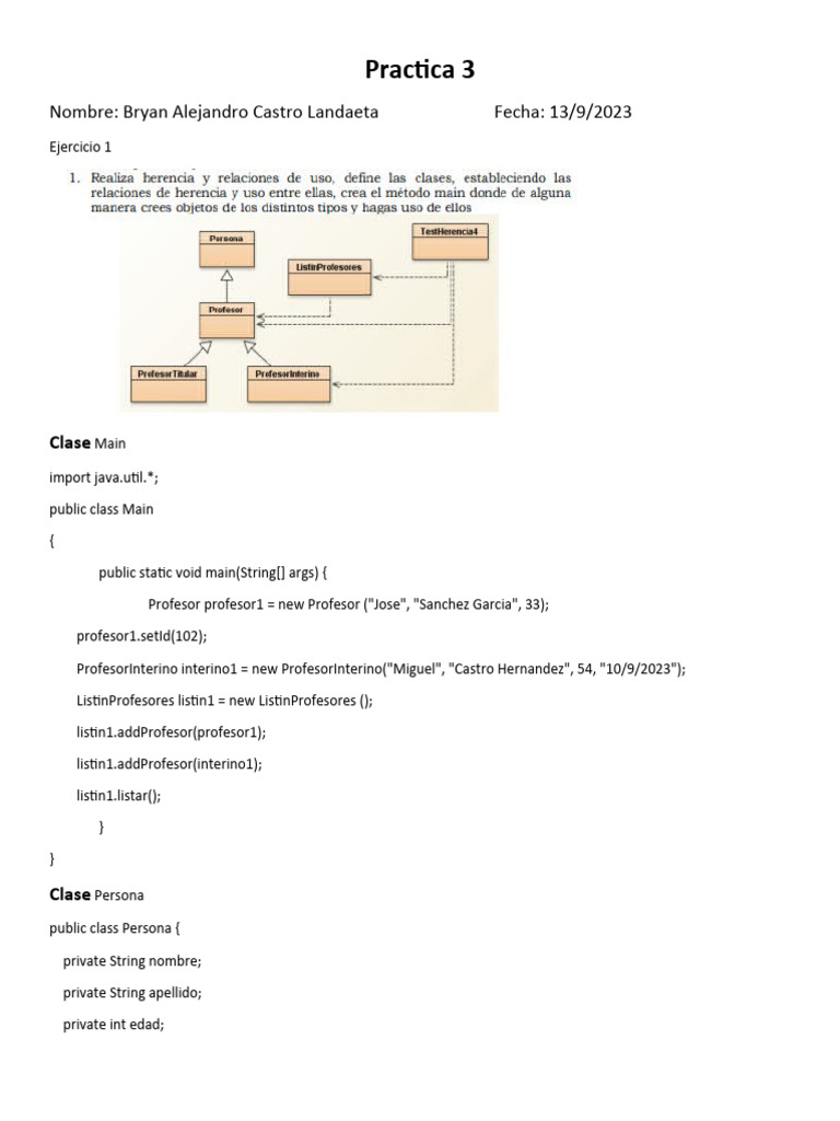 Ejercicios de Programación Java | PDF