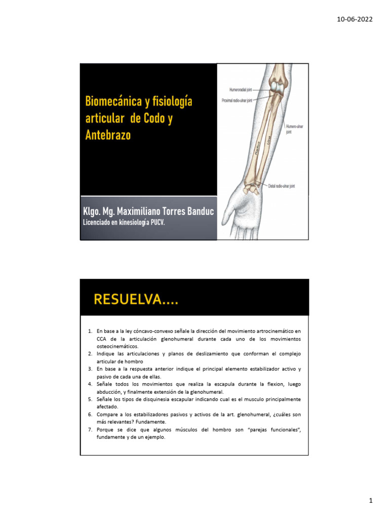 Clase Codo | PDF | Codo | Hombro