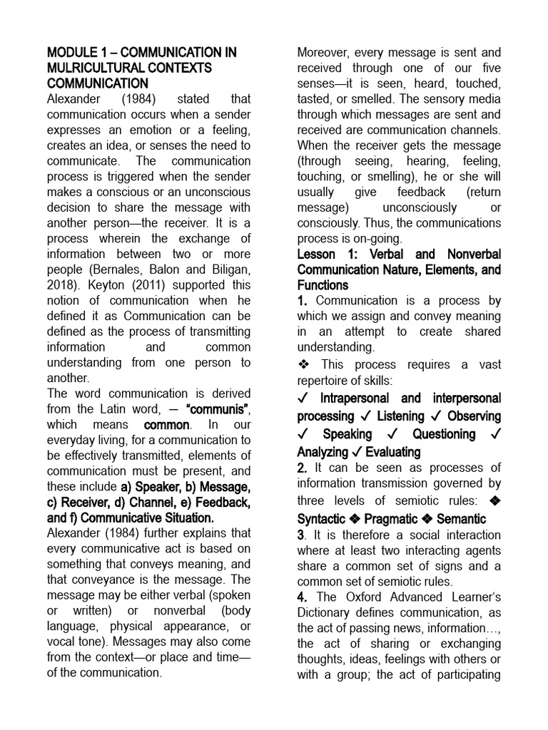 Mock Examination Reviewer PURCOM | PDF | Communication | Nonverbal Communication