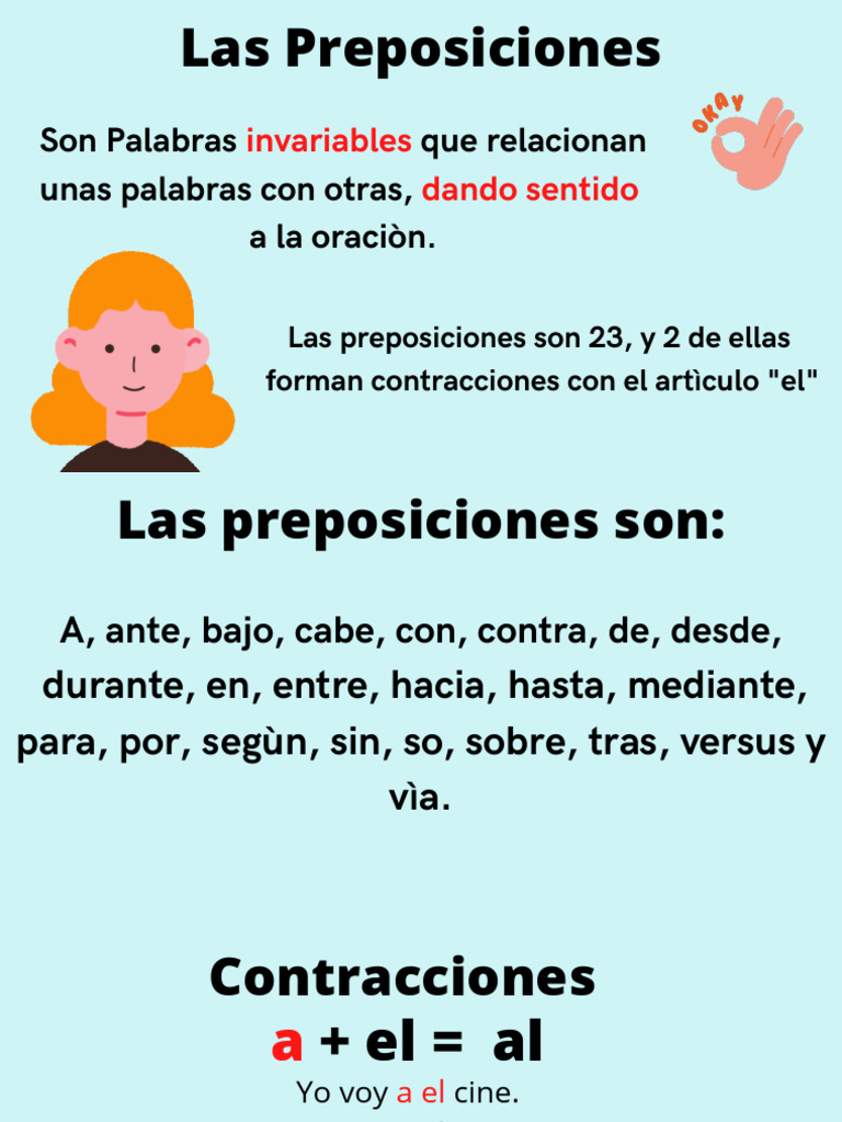Las Preposiciones | PDF