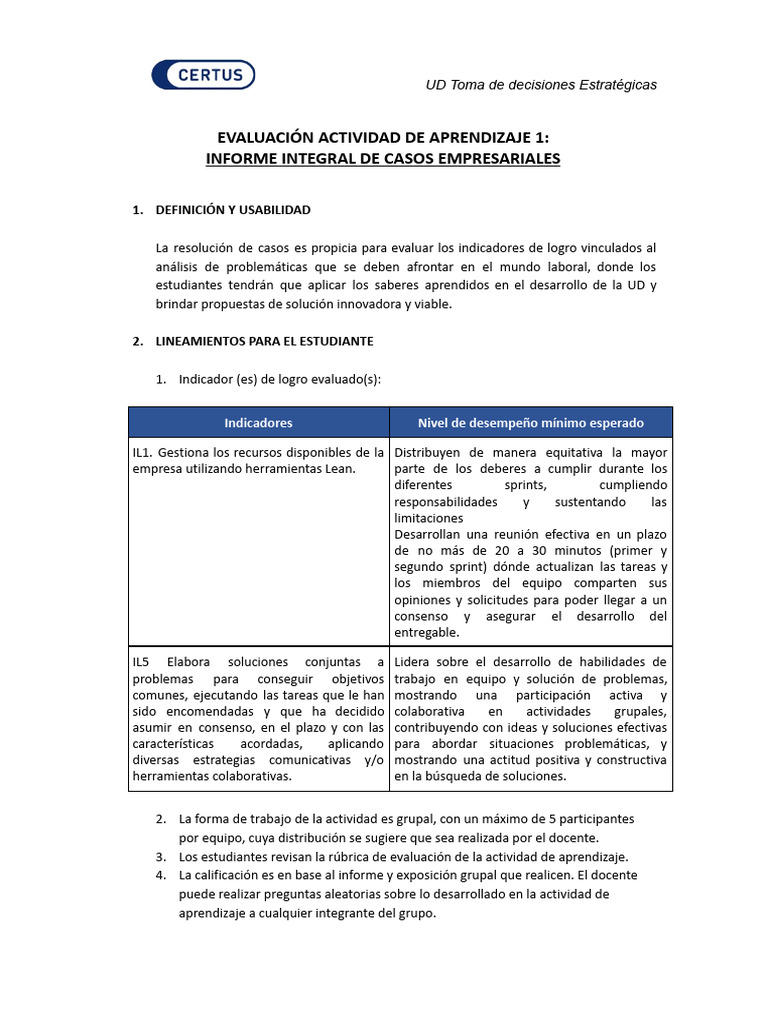 Lineamientos de Evaluación AA1 | PDF | Marketing | Logística