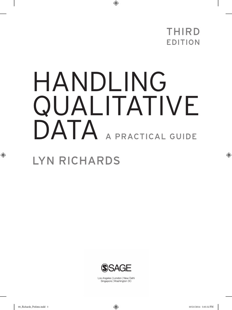 Handling Qualitative Data Chapter 1 | PDF