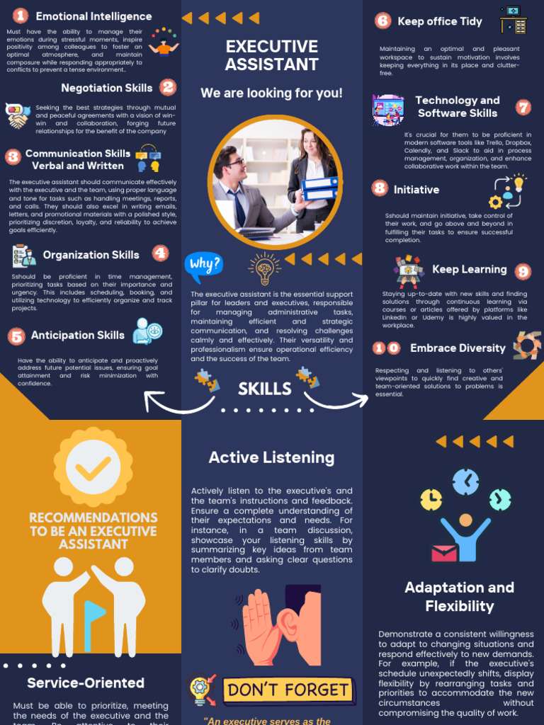 Executive Assistant Skills | PDF