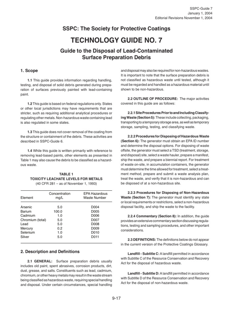 SSPC-Guide - 7 2004-11 (En) | PDF