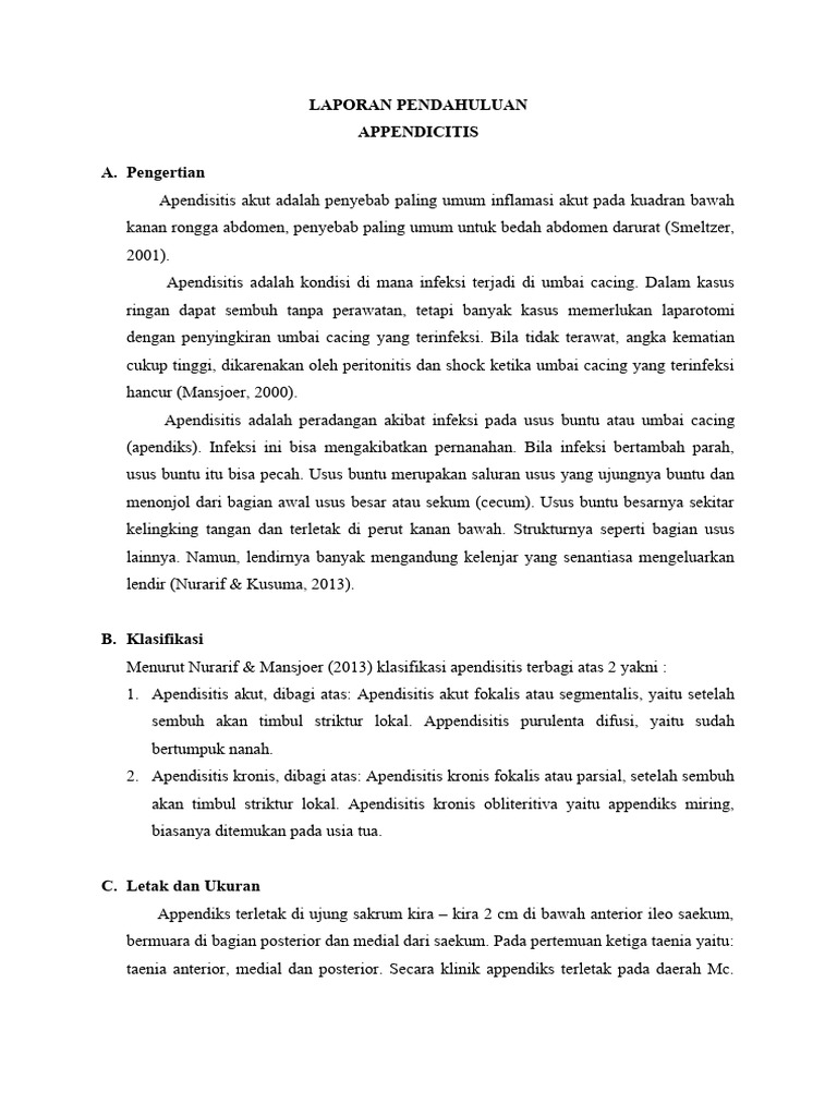 3. LP APPENDICITIS | PDF