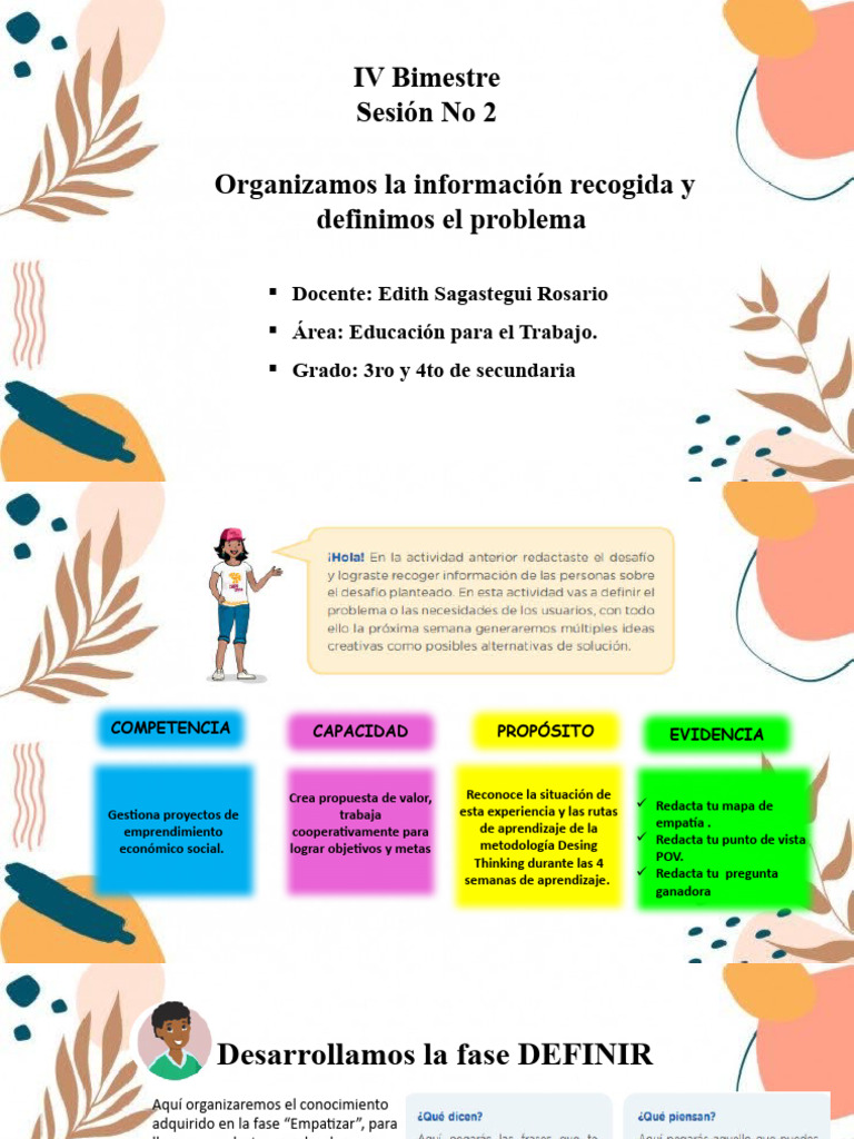 Iv Bimestre Sesion #2 - Ept | PDF