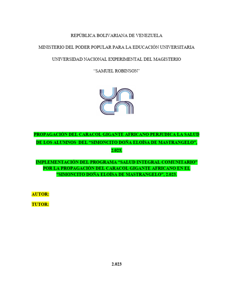 Informe Final Unem | PDF