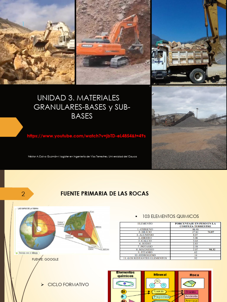 UNIDAD 3-BASES-SUBBASES GRANULARES | PDF