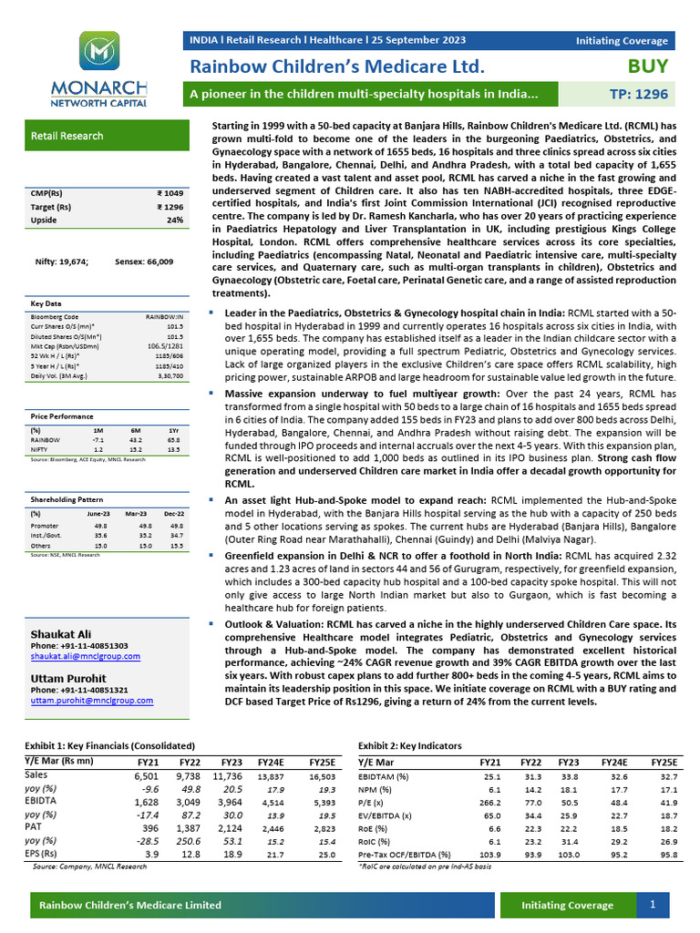 Monarch - Networth - Capital - Initiates - Coverage - On - Rainbow ... Monarch - Networth - Capital - Initiates - Coverage - On - Rainbow ...