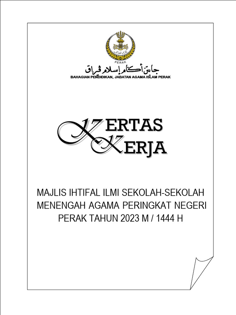 4. KERTAS KERJA MAJLIS IHTIFAL ILMI 2023 | PDF