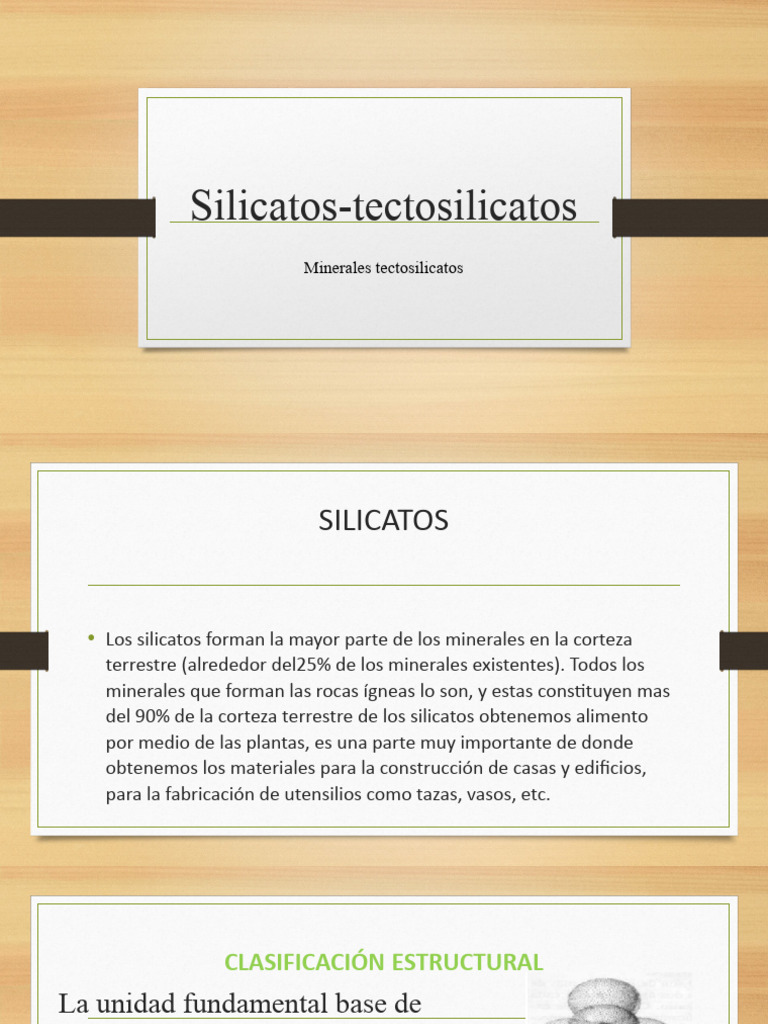 Silicatos-Tectosilicatos de NILIana | PDF