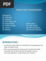 Crash Cart Preparation | PDF | Medical Specialties | Clinical Medicine