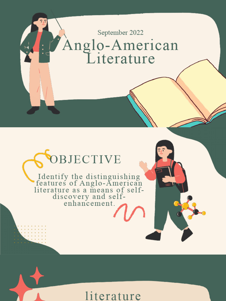 Features of Anglo-American Literature | PDF