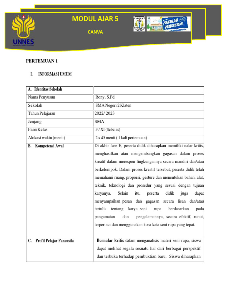 Modul Canva Membuatposter Pdf