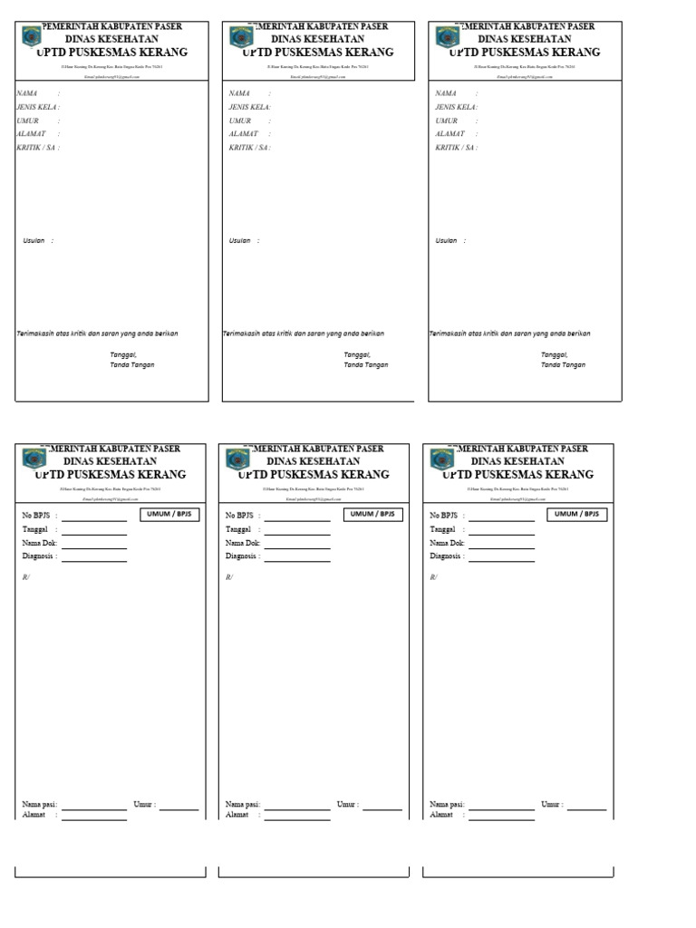 Blangko Resep 2022 | PDF