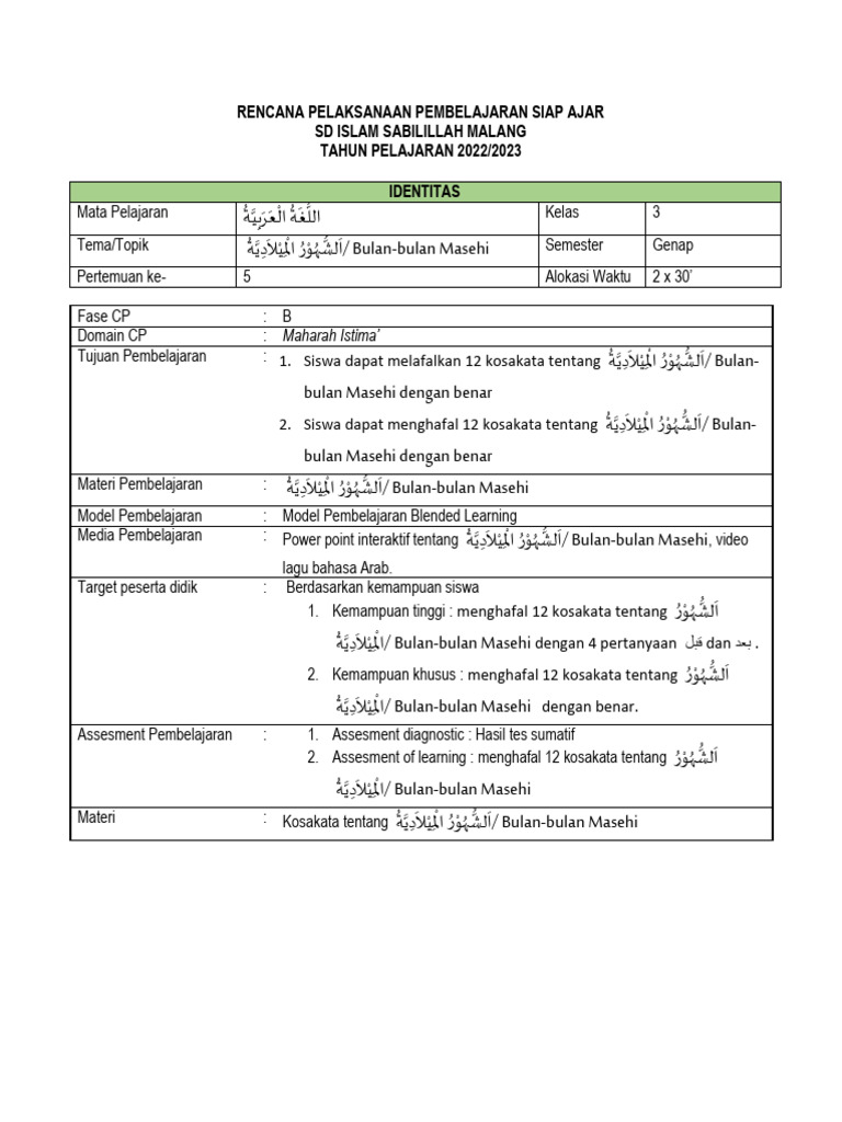 Tema 6 - Istima' | PDF