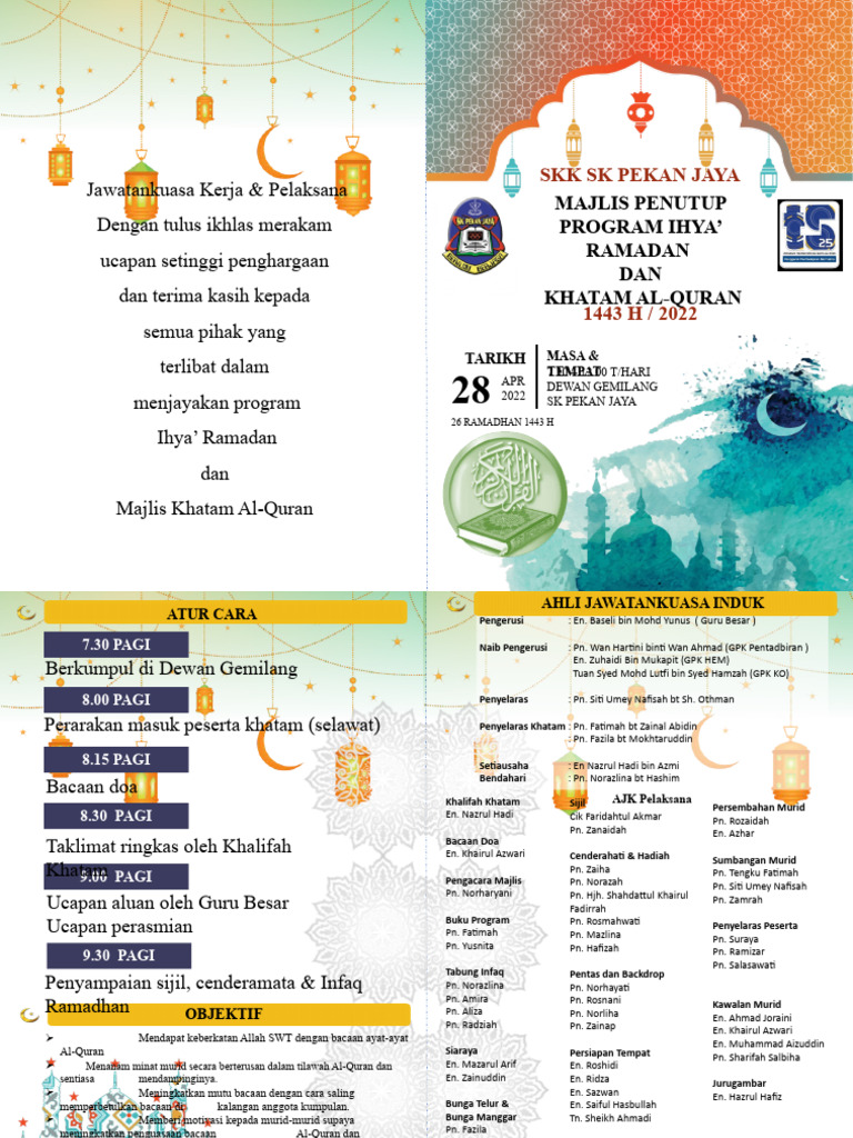 Buku Program Khatam 1 | PDF