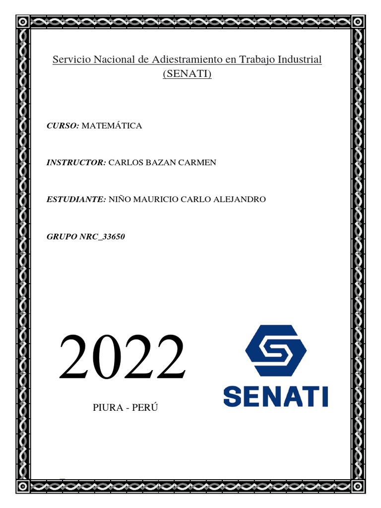 Matemática Actividad Entregable - 002 | PDF