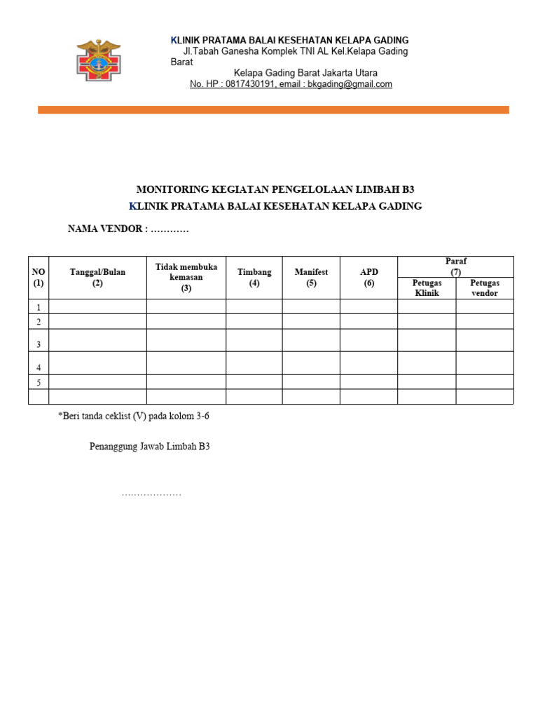 Dokdin MOnitoring VENDOR | PDF