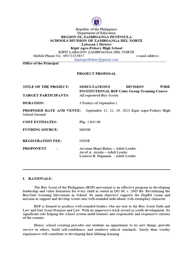 BSP School Training | PDF