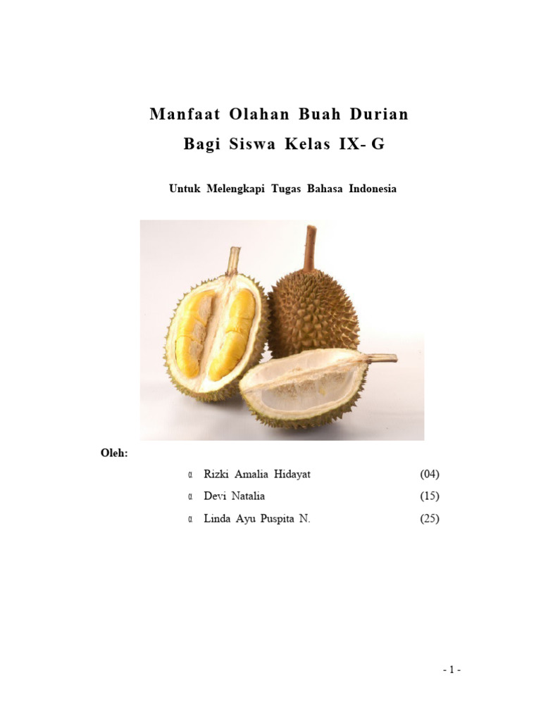 Durian | PDF