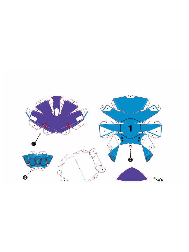 Neon Genesis Evangelion - SD Unit-01 (EVA-01) Papercraft-1 | PDF