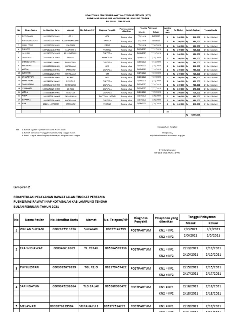 Pengajuan Juli 2023 | PDF
