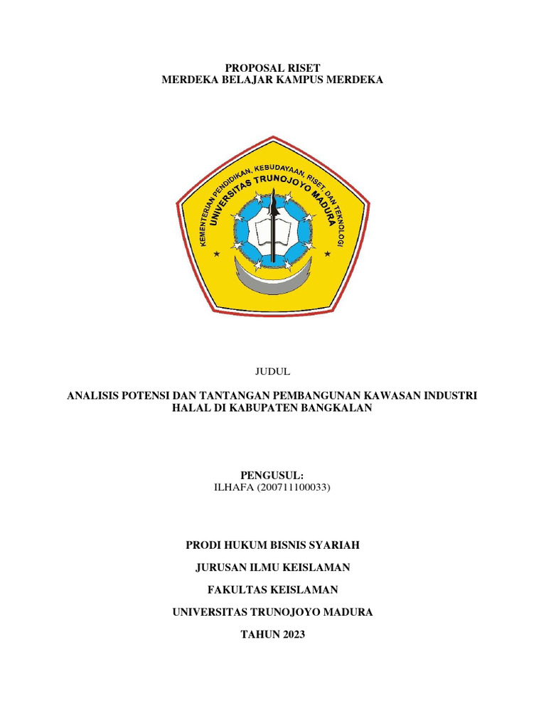 PROPOSAL RISET ILHAFA Revisian | PDF