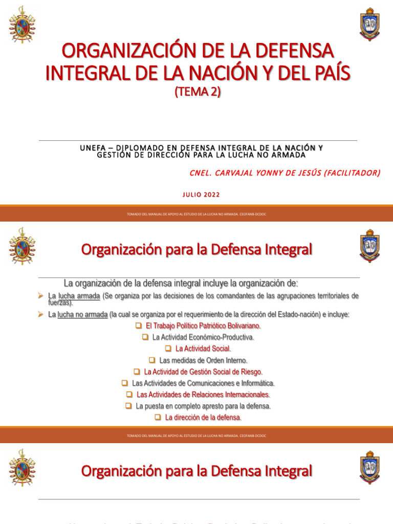Preparación para La Defensa Integral | PDF