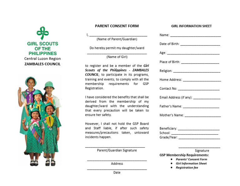 Parent Consent Form For Membership | PDF | Social Institutions | Justice