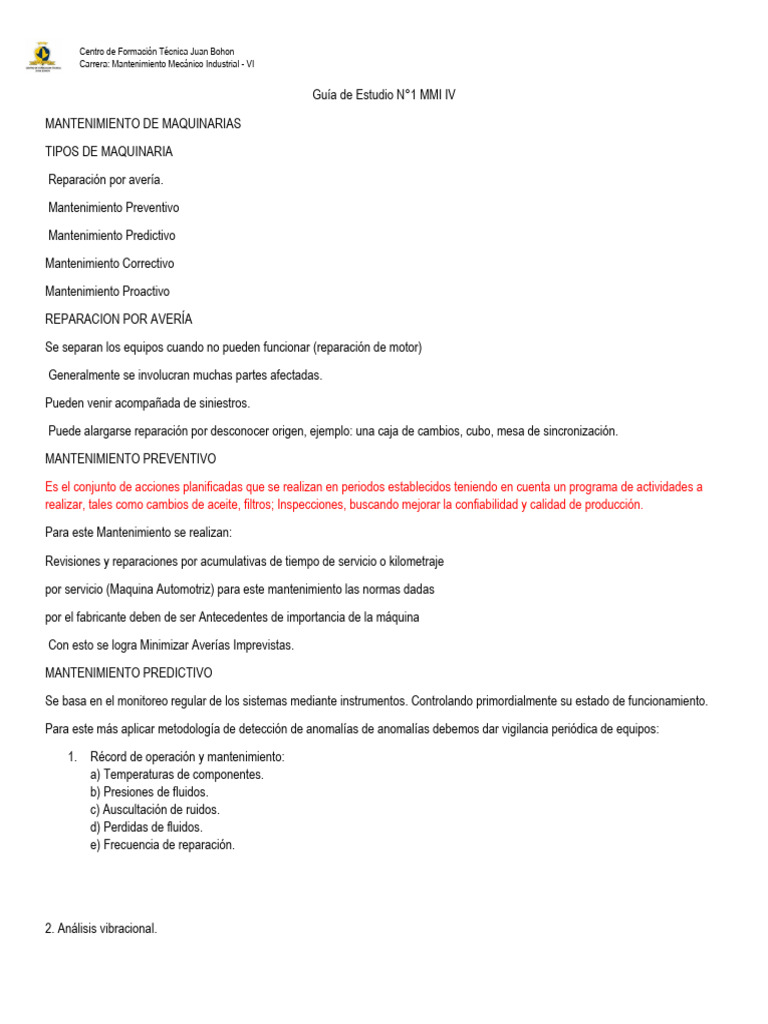 Guía de Estudio N°1 MMI IV | PDF | Tecnología