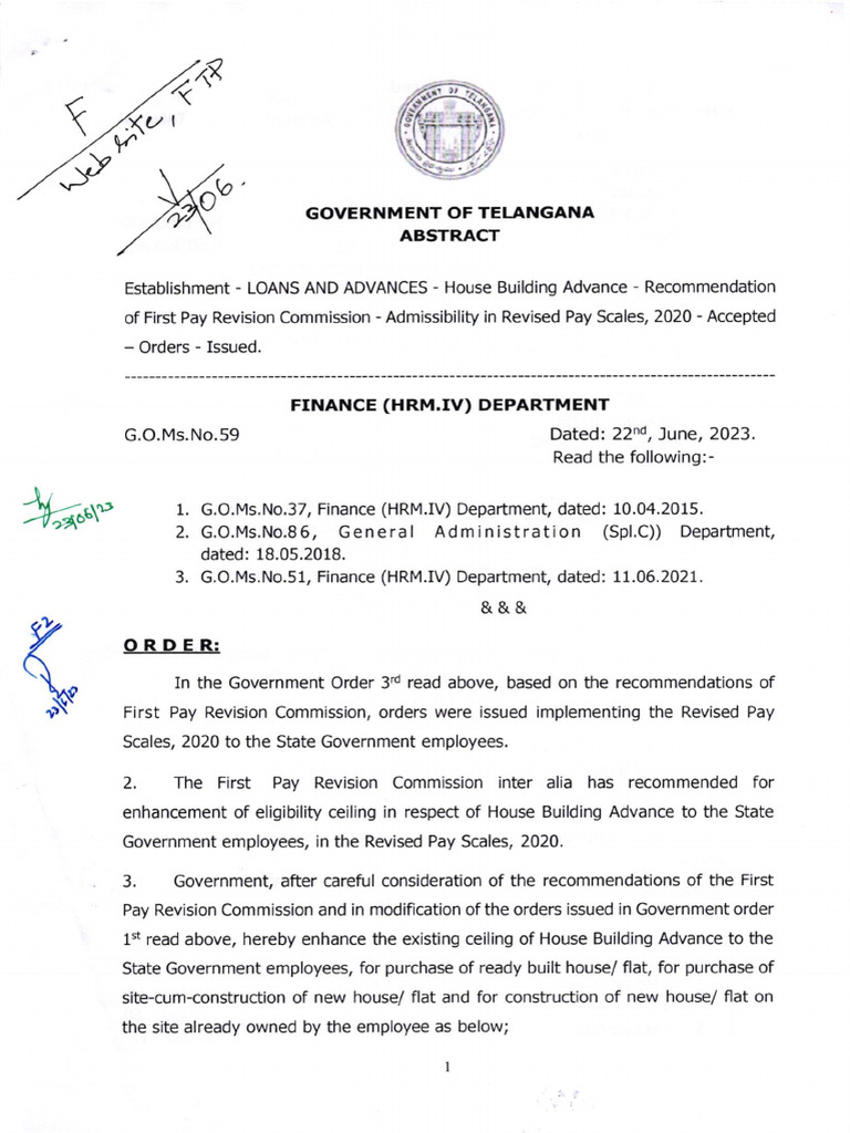 GOMs No 59 DT 22062023 | PDF