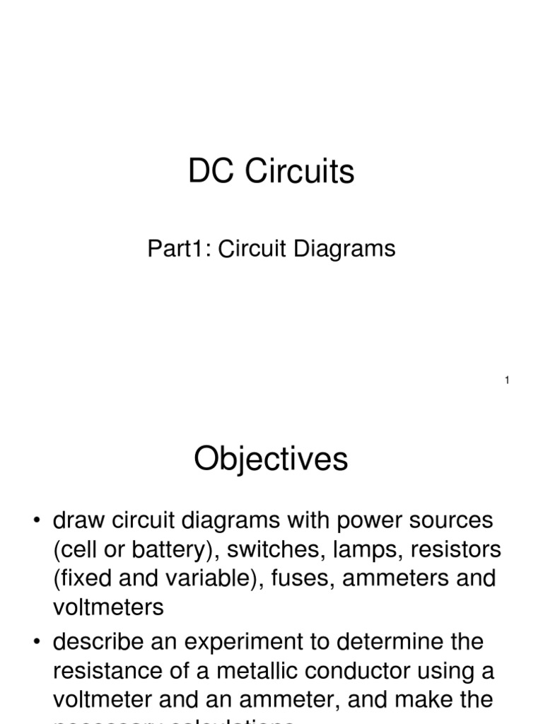 Understanding DC Circuits and Resistance | PDF