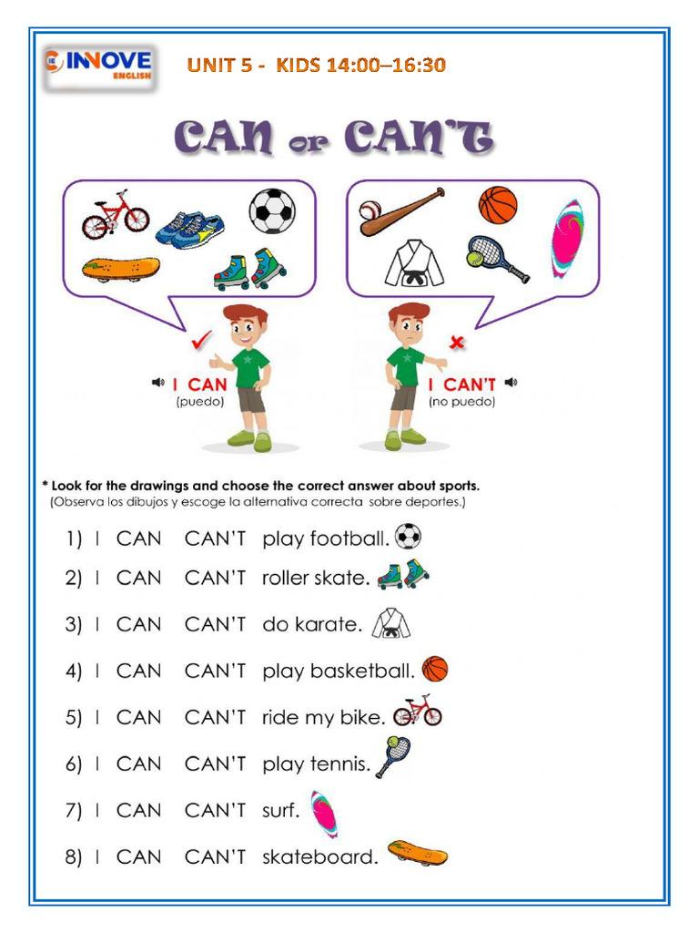 Unit 5 Kids - Extra Materials | PDF