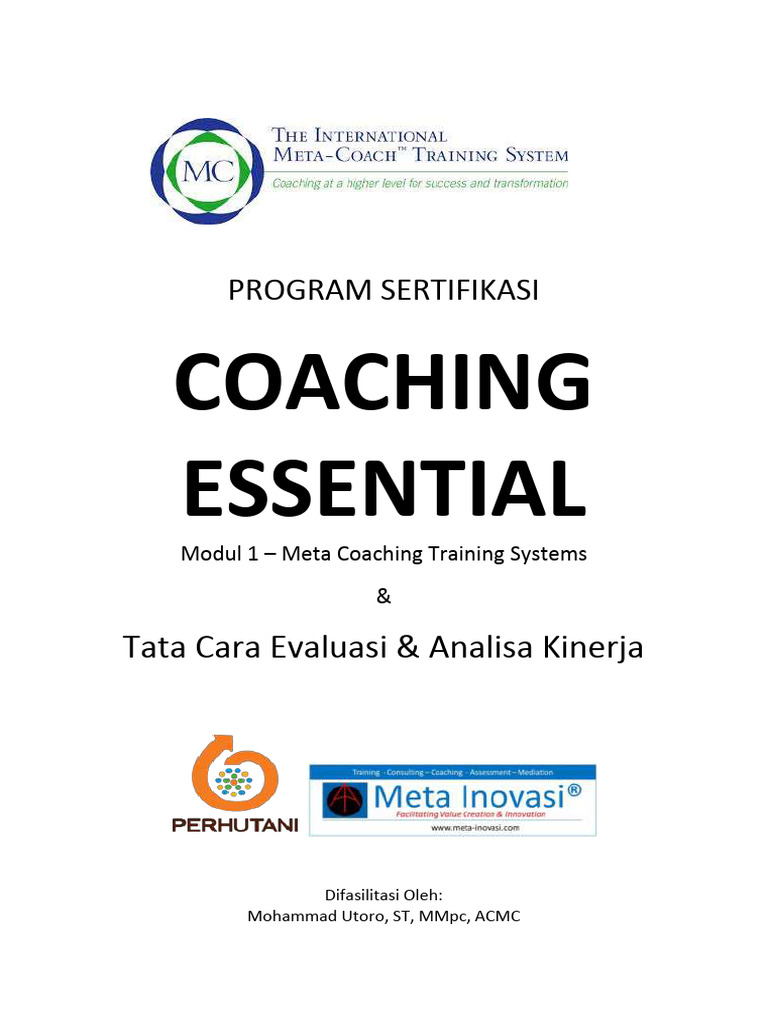 Modul Coaching Essential | PDF