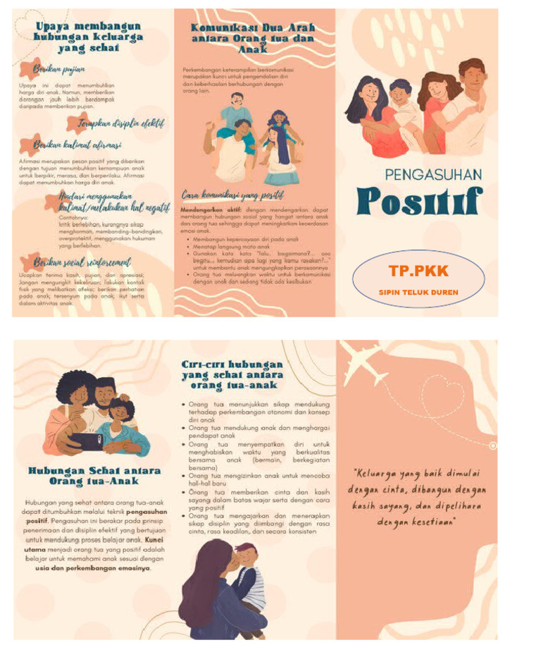 Leaflet Pola Asuh Anak | PDF