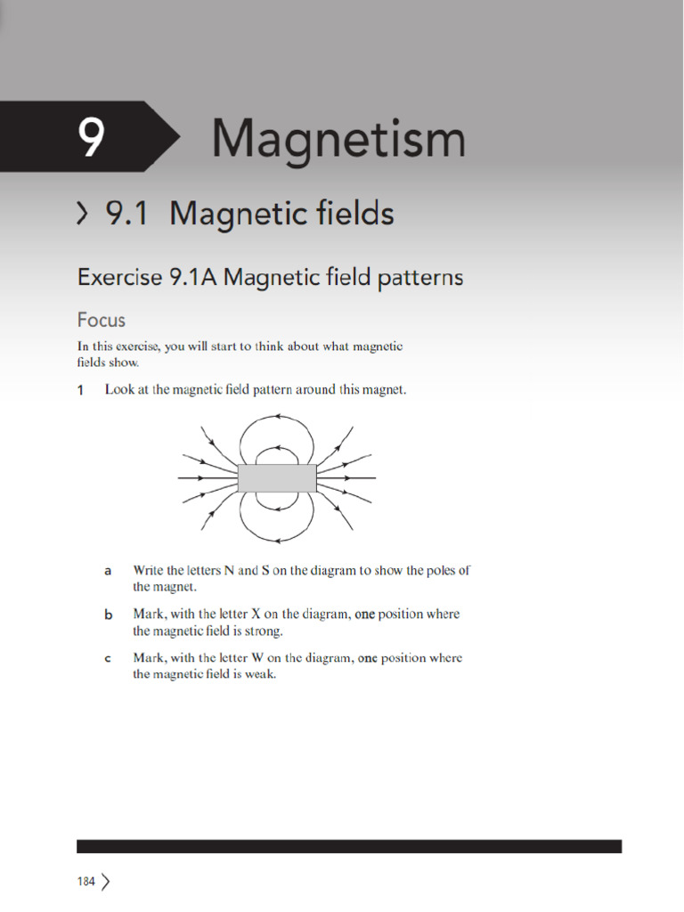 Magnetism Worksheet | PDF