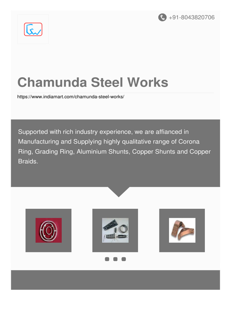 Chamunda Steel Works | PDF