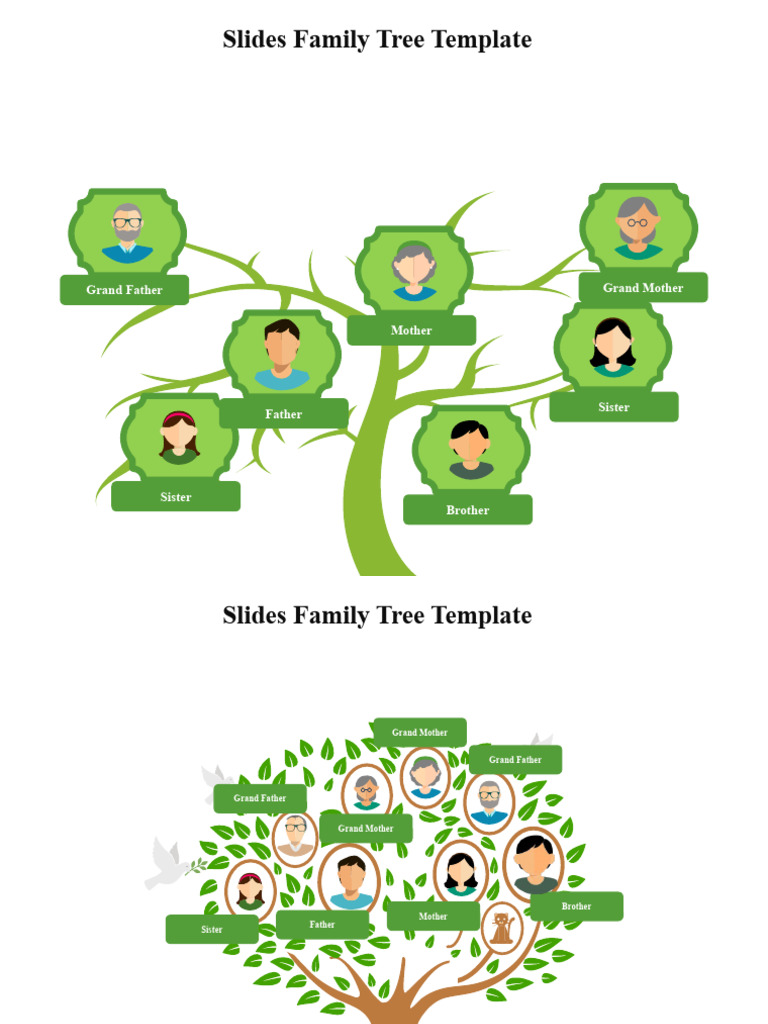 Slide_Egg-85503-Google Slides Family Tree Template 4-3 | PDF